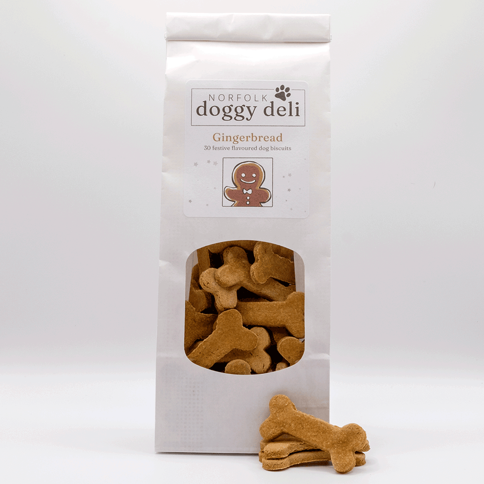Gingerbread Dog Biscuits – Norfolk Doggy Deli